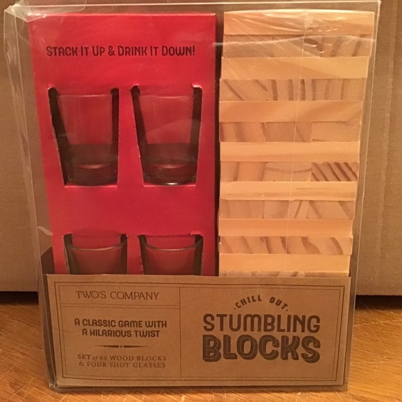 Games | Shot Glasses Party Game Stumbling Blocks Brand New | Poshmark